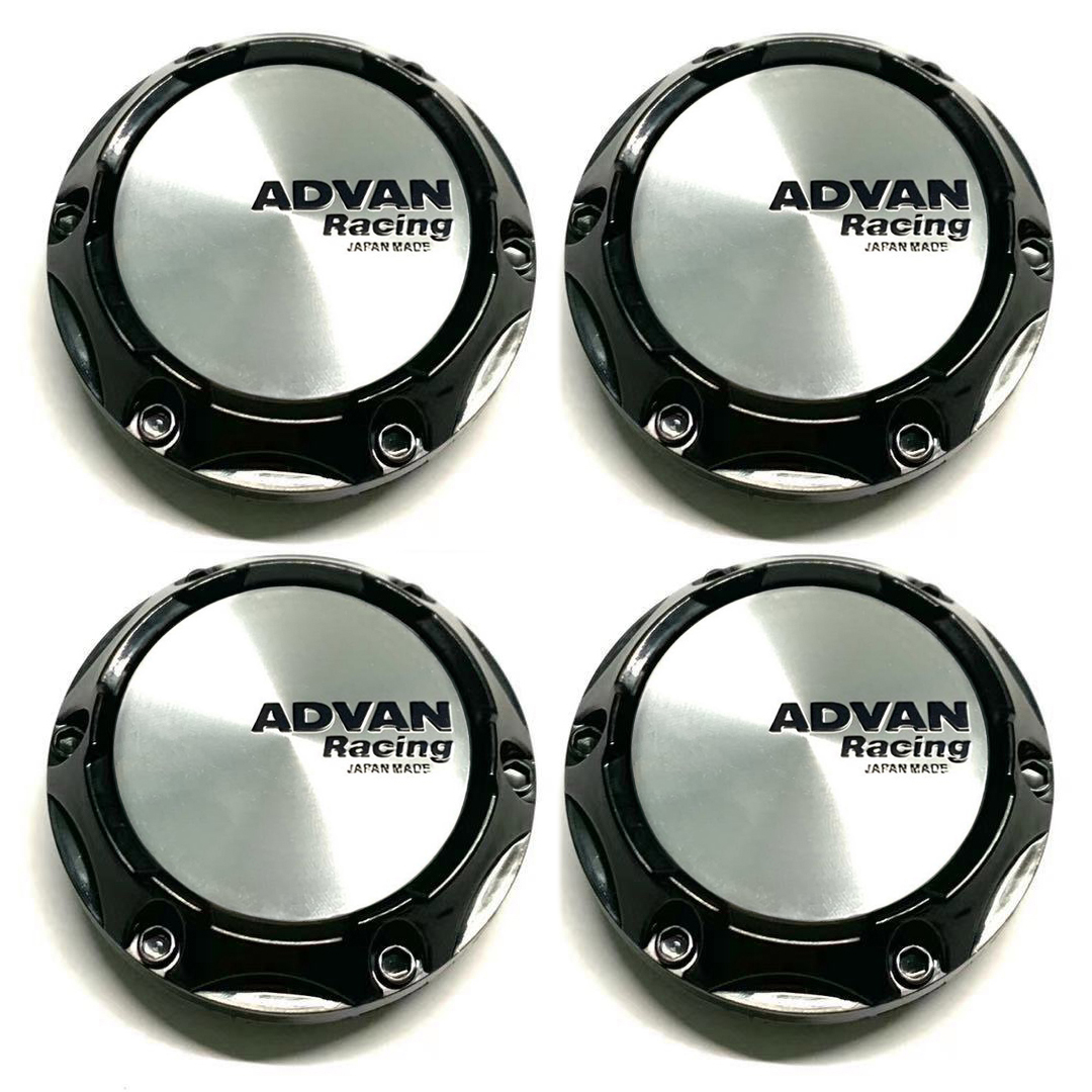 4pcs 64mm/68mm Outsize Advan racing Car Automobile Wheel Center Cap Hub ...