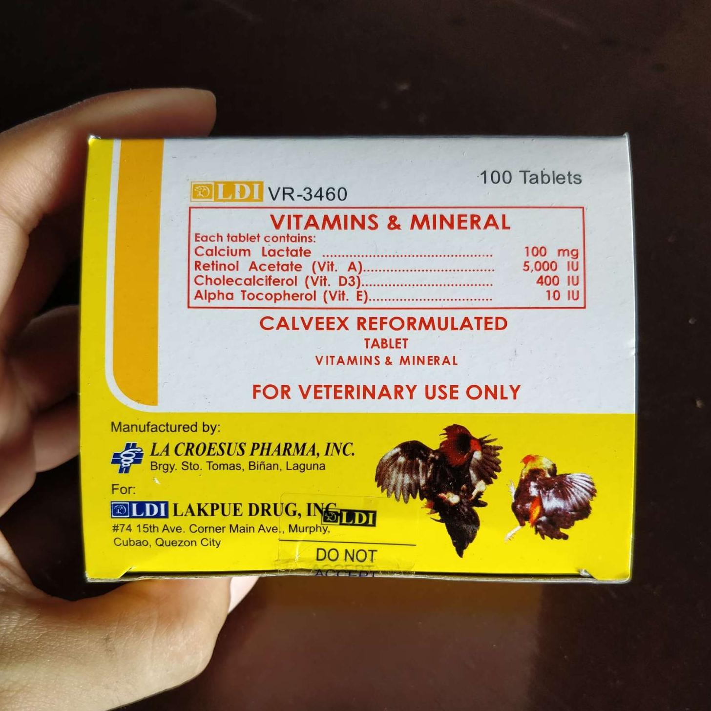 CALVEEX (VITAMINS AND MINERALS) TABLET - 100 tablets - LDI | Lazada PH