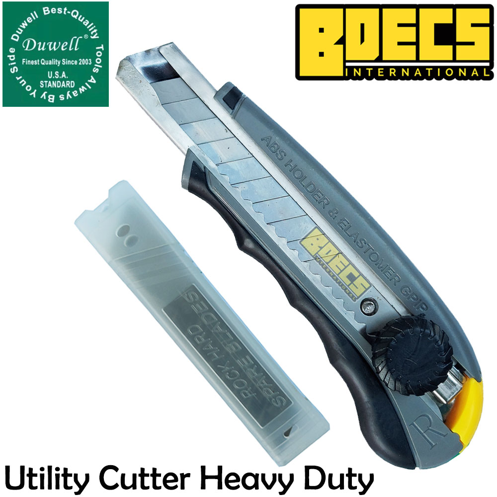 Duwell Paper Cutter Utility Cutter Heavy Duty With Free Spare Blades ...