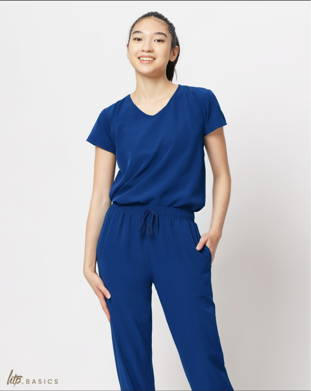 【24HDelivery】 HTP Basics Women Unifit Scrub Suit (Work Basics Top ...