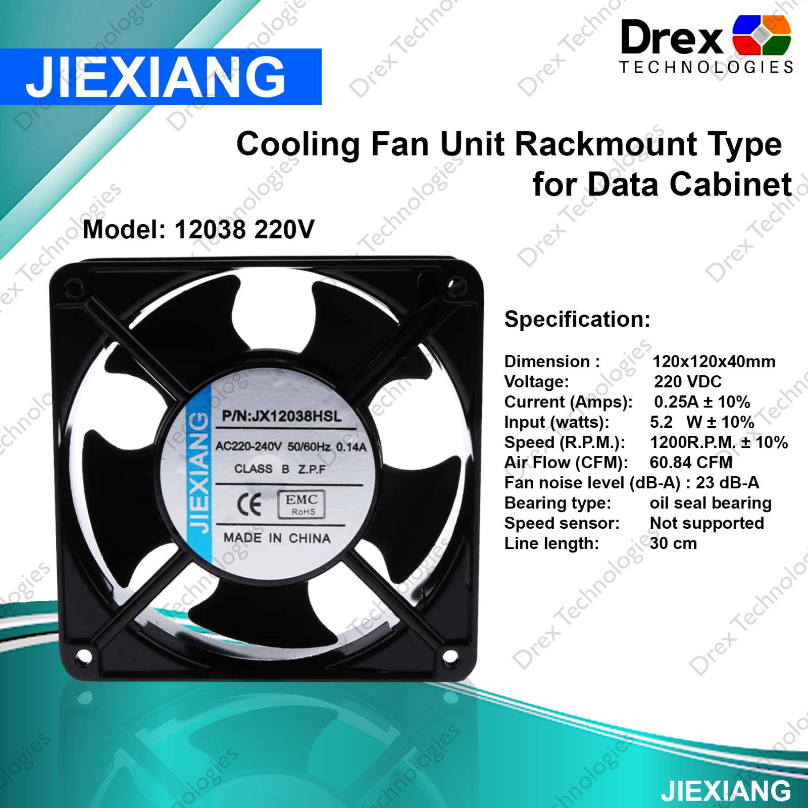 Jiexiang Cooling Fan Unit Rackmount Type For Data Cabinet | Lazada PH
