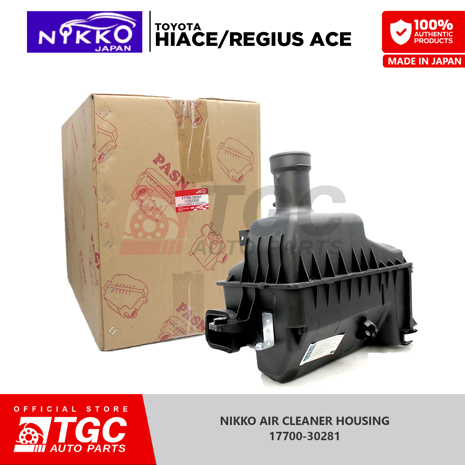 NIKKO Air Cleaner Housing Assembly Toyota Hiace/Regius Ace 17700-30281 ...