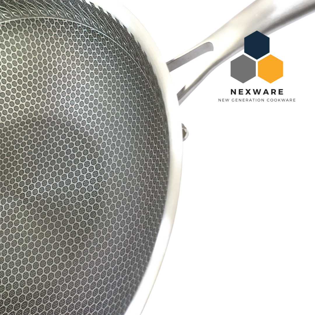 Nexware COMBO - 28CM Honeycomb Tri-ply Stainless Steel Non-Stick Pan ...