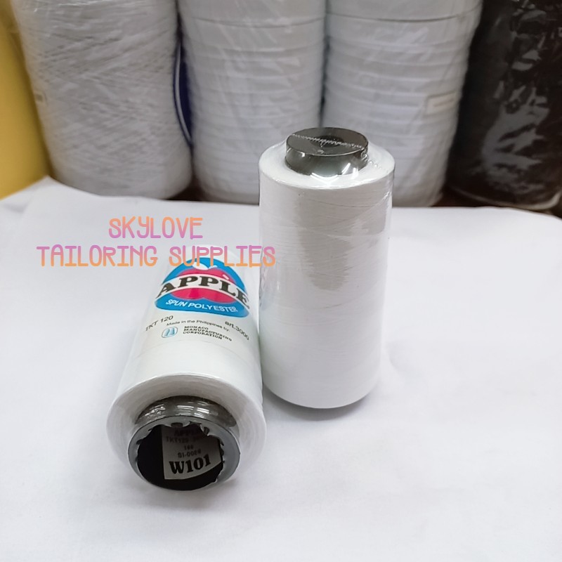 Apple Sewing Thread Spun Polyester 3000 Meters | Sinulid | TKT 120 ...