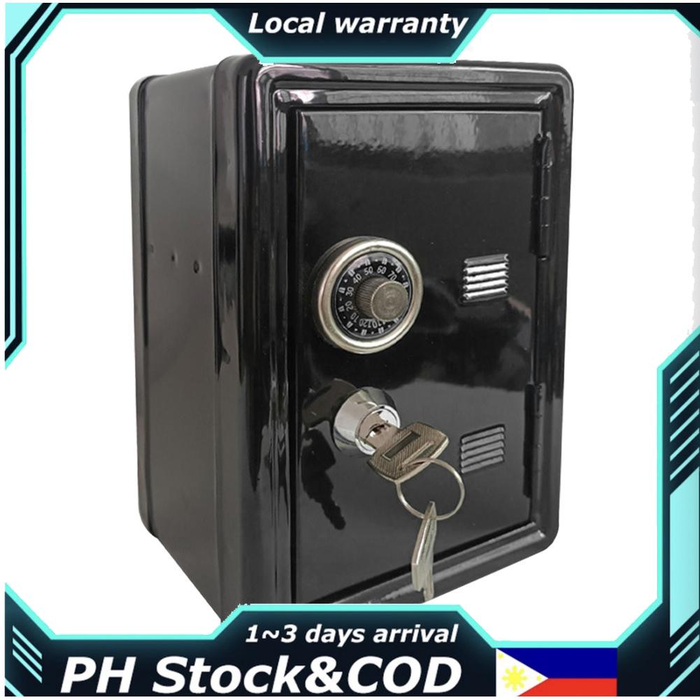 【Warranty 1 Year】Safety Box Strongbox Mini Lockable Money Cash Jewelry ...