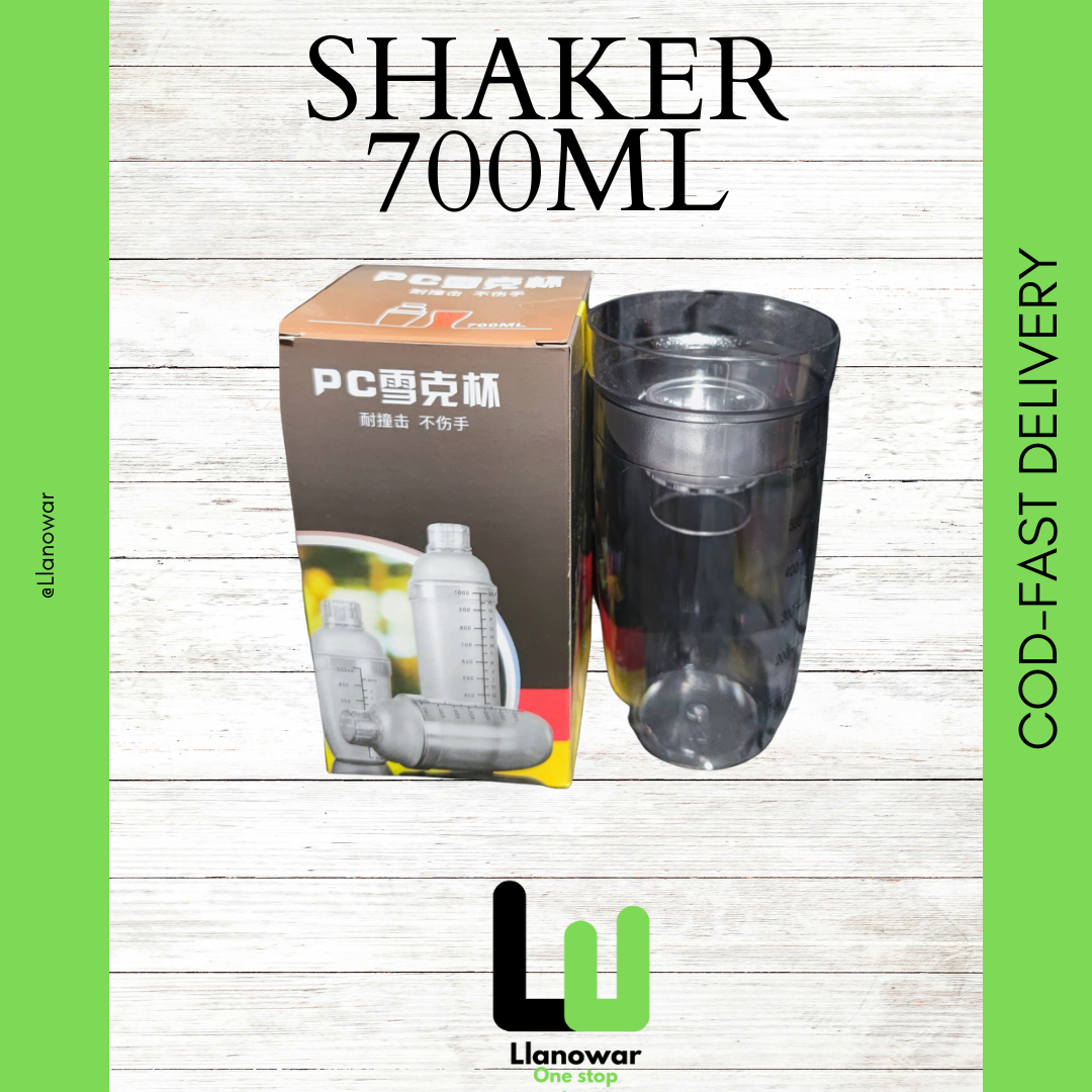 High Quality Acrylic Cocktail PC Shaker with Label for Milktea, Milk ...