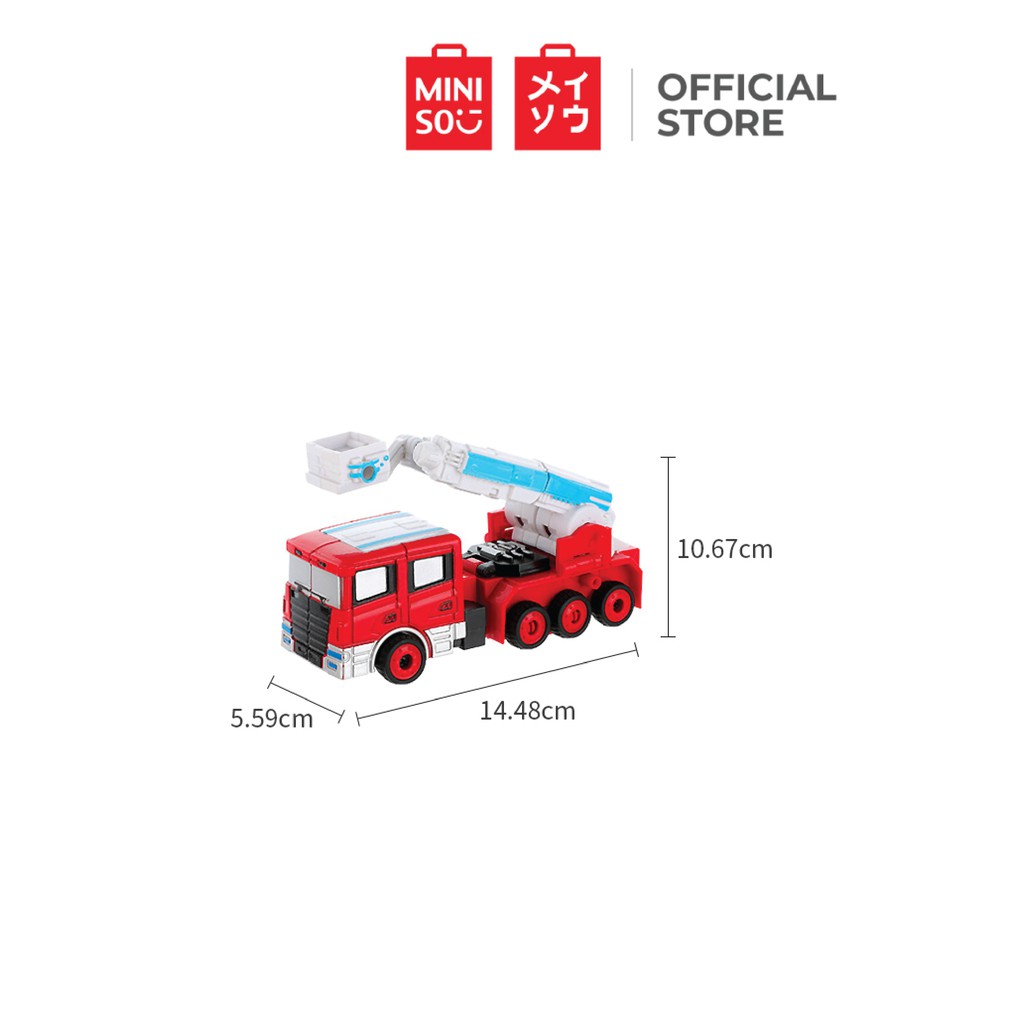 【READY STOCK】 ♟Miniso Transform Car Robot - Transformer Truck Toy ...