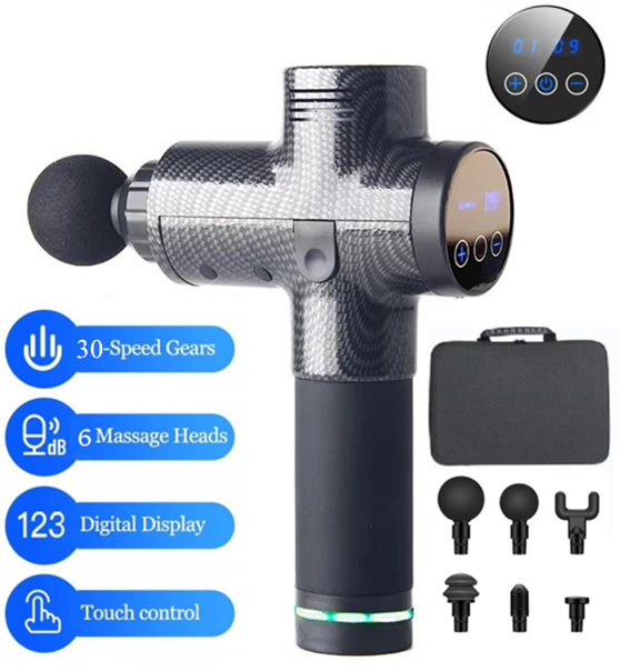 【Ready Stock】6 in 1 LeBron James Fitness Massage Gun Relax Muscle ...