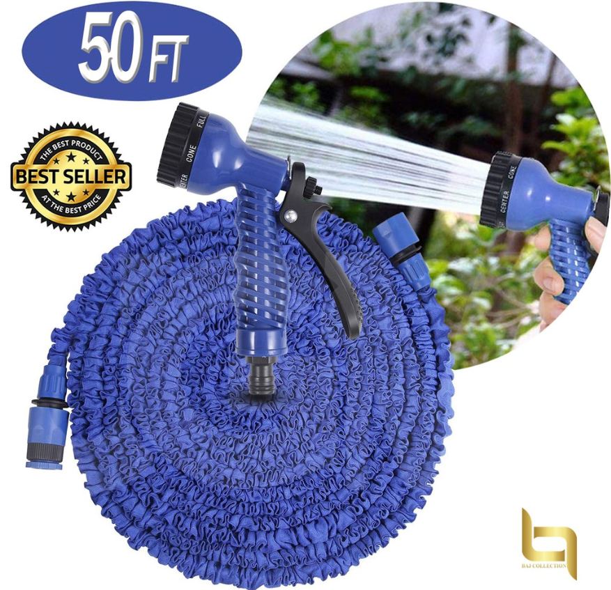 50FT Cheap Magic flexible expandable garden hose set water hose garden ...