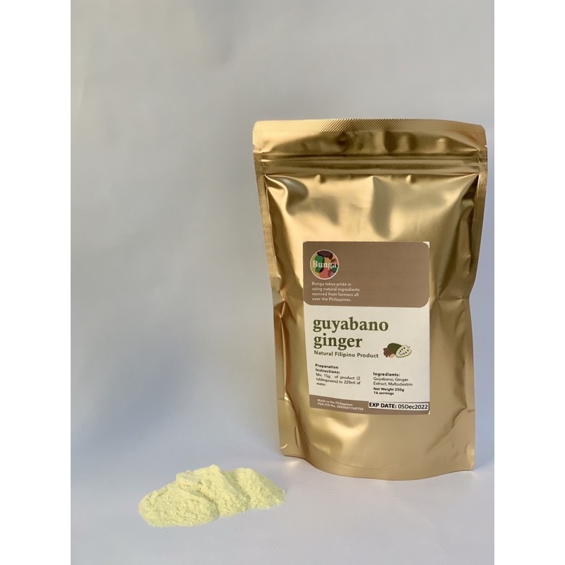 Guyabano Ginger/Salabat Powder Drink (Unsweetened) 250 grams 1 kg ...