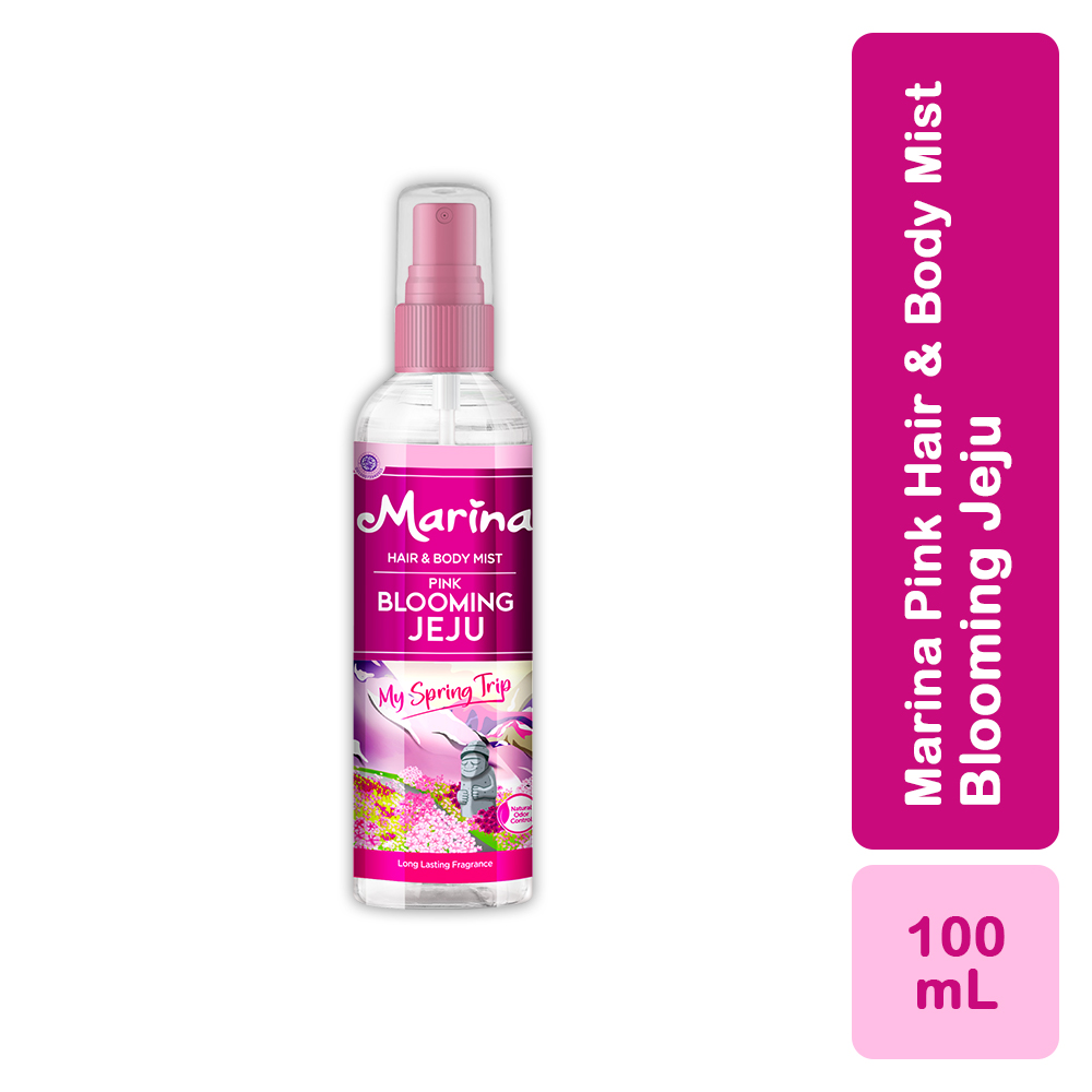Marina Pink Hair & Body Mist Blooming Jeju 100mL | Lazada PH