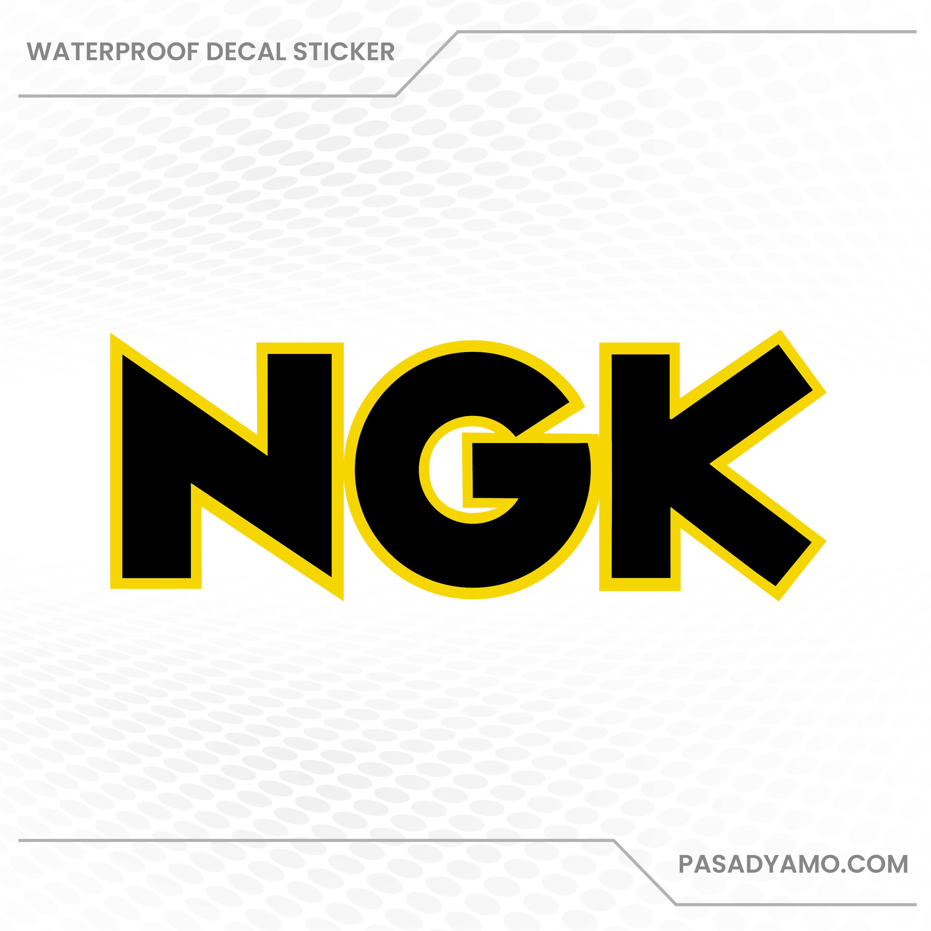 NGK Decal Sticker for Cars and Motorcycles 1.5 x 4 inches | Lazada PH