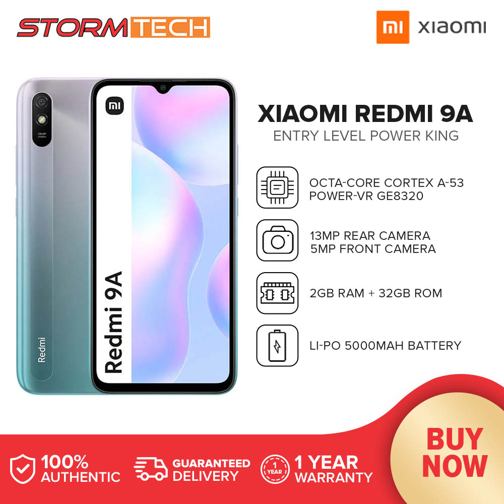 XIAOMI Redmi 9A 2GB RAM + 32GB ROM 5000mAh Battery 13MP Rear Camera ...