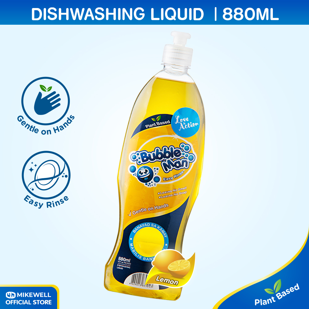🧼🧼🧼Bubbleman Dishwashing Liquid Lemon 880ml 🧼🧼🧼 | Lazada PH