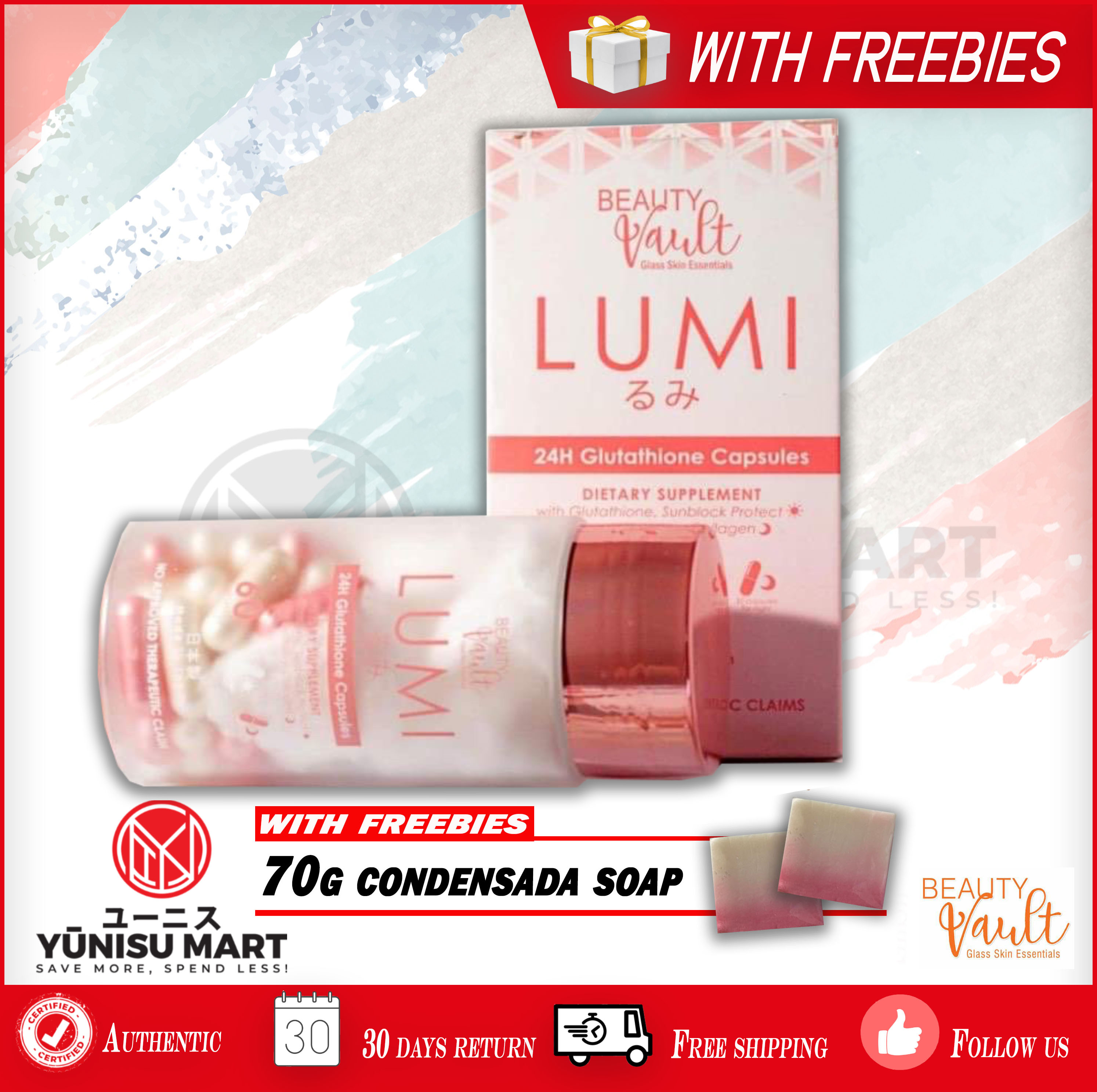 Lumi 24H Gluta by Beauty Vault (With Freebies) | Lazada PH