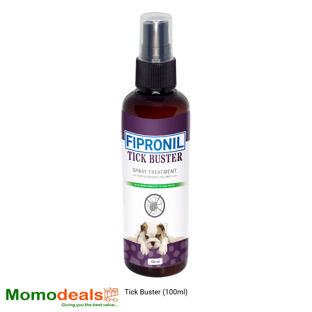 Tick Buster Fipronil Spray Treatment 100mL (Anti Ticks, Fleas and Lice ...