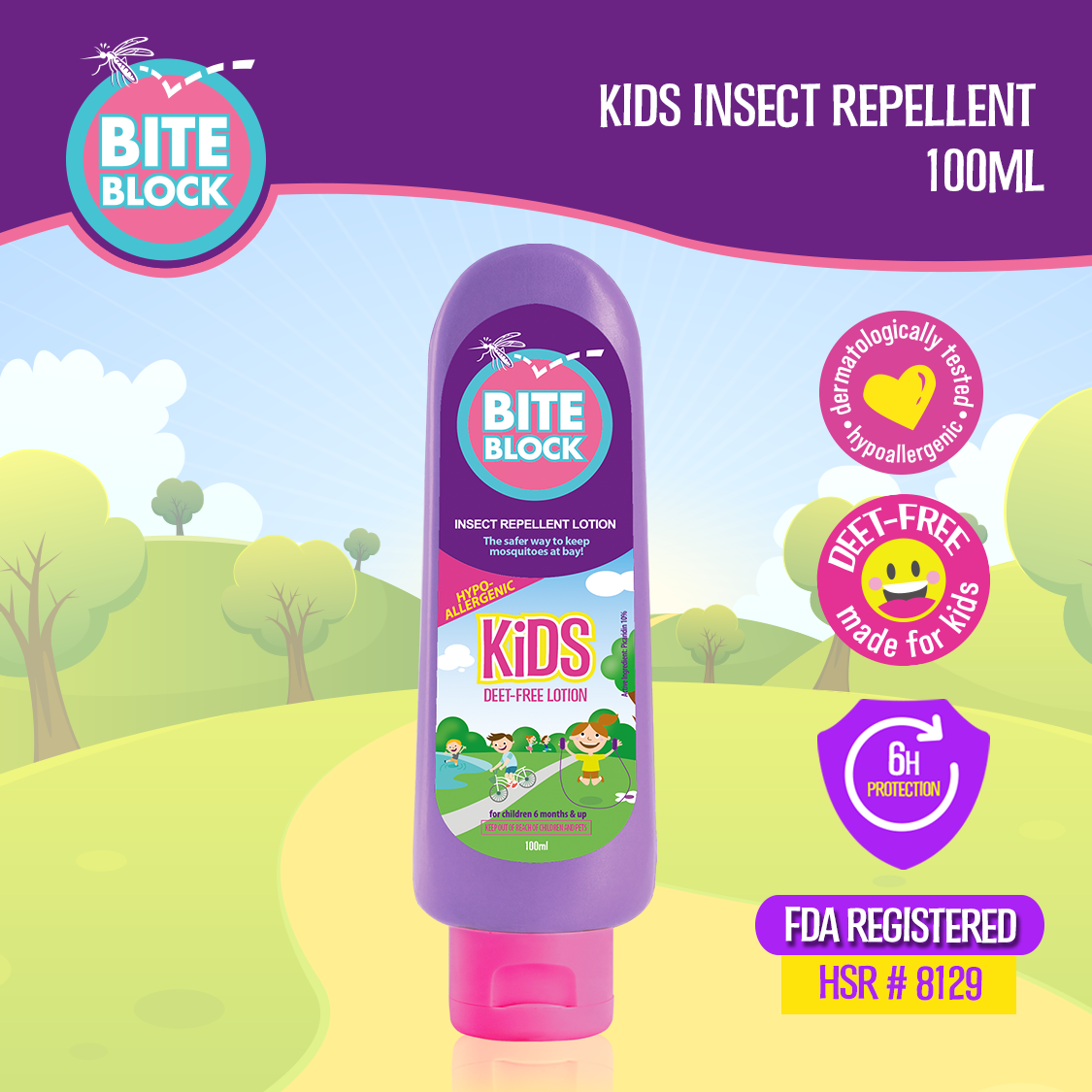 Bite Block Kids Insect Repellent Lotion 100ml | Lazada PH