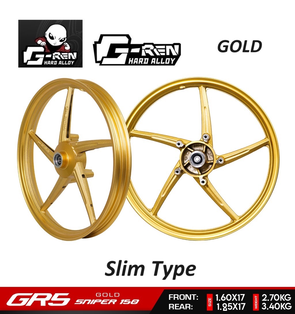 G-Ren Mags GR5 (Made In Thailand) Slim Type (1.6 x 1.85) By 17 For ...