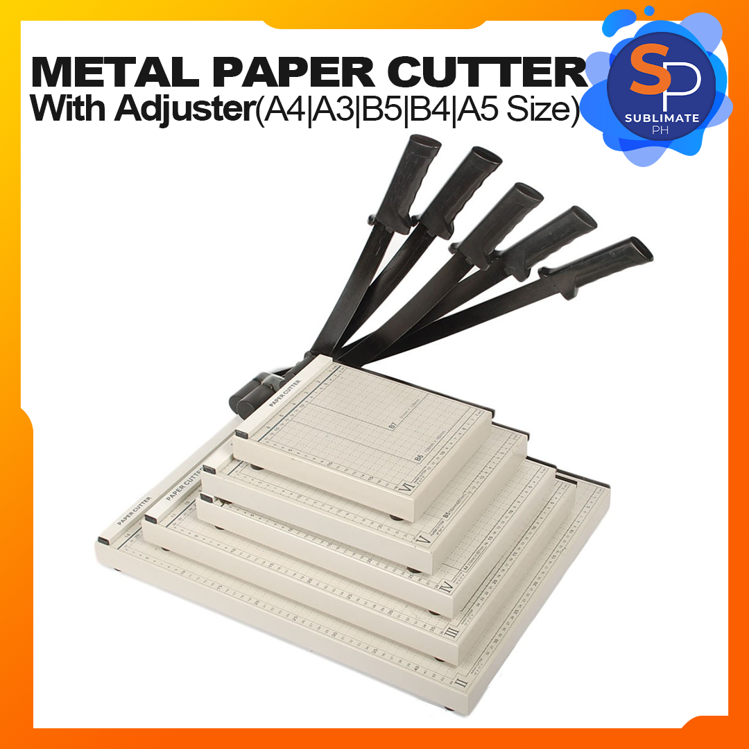 Officom Heavy Duty(A4/A3/B5/B4/A5 Size) Metal Paper Cutter Trimmer with ...