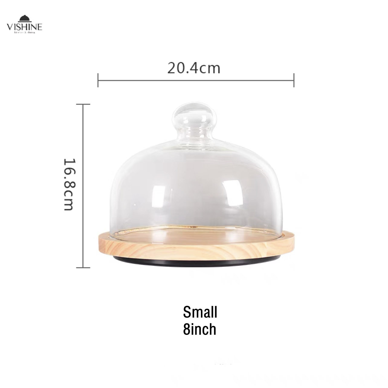 VISHINE One Set Nordic Style Transparent Glass Cover Lead-free Glass ...