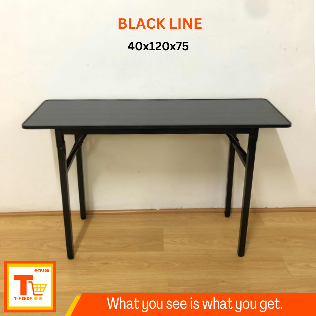 FOLDABLE TABLE - DINING TABLE / OFFICE TABLE / STUDY TABLE (BLACK LINE ...