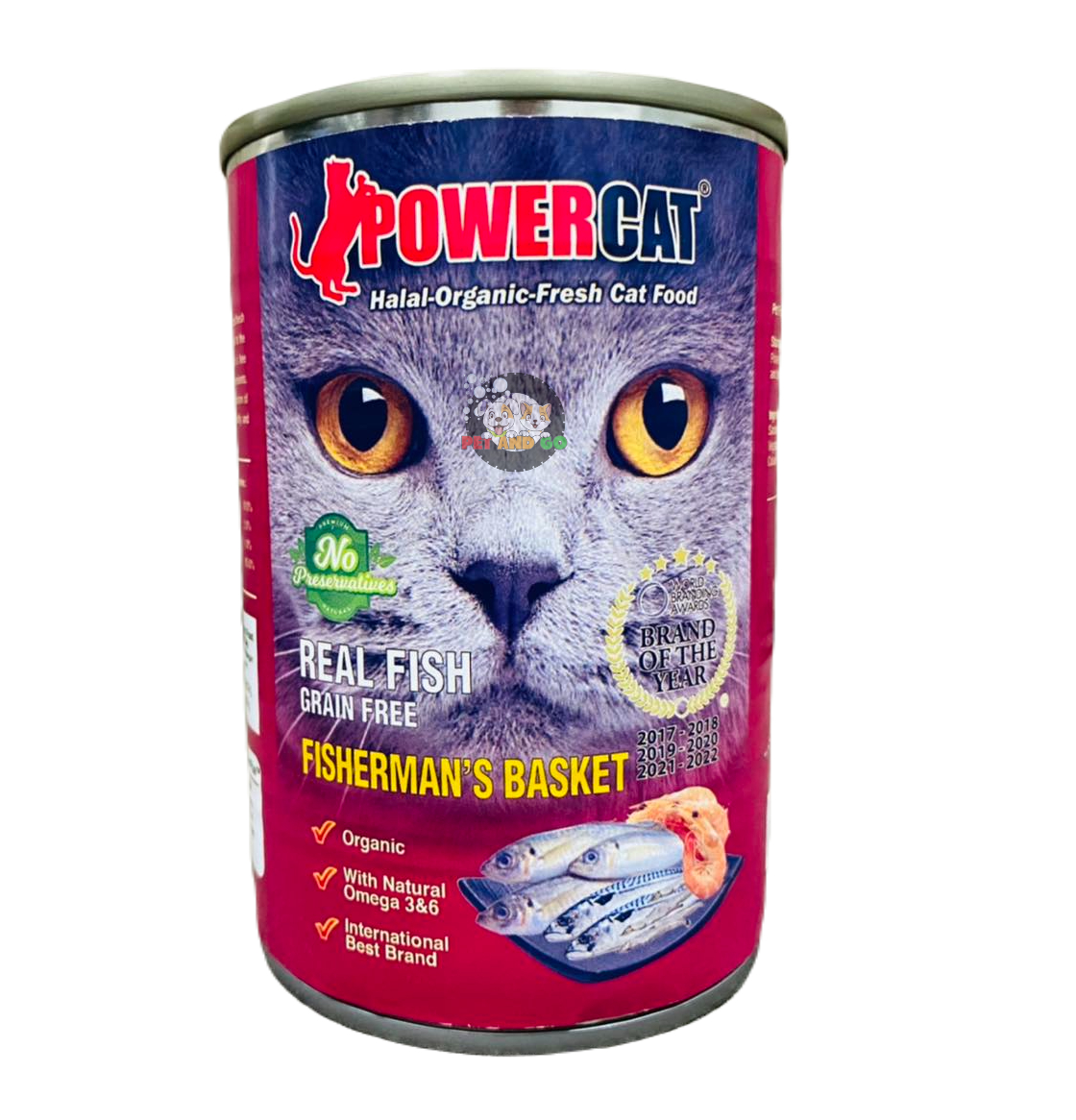 PowerCat in Can Wet Food 400g - [Red] Fisherman's Basket | Lazada PH