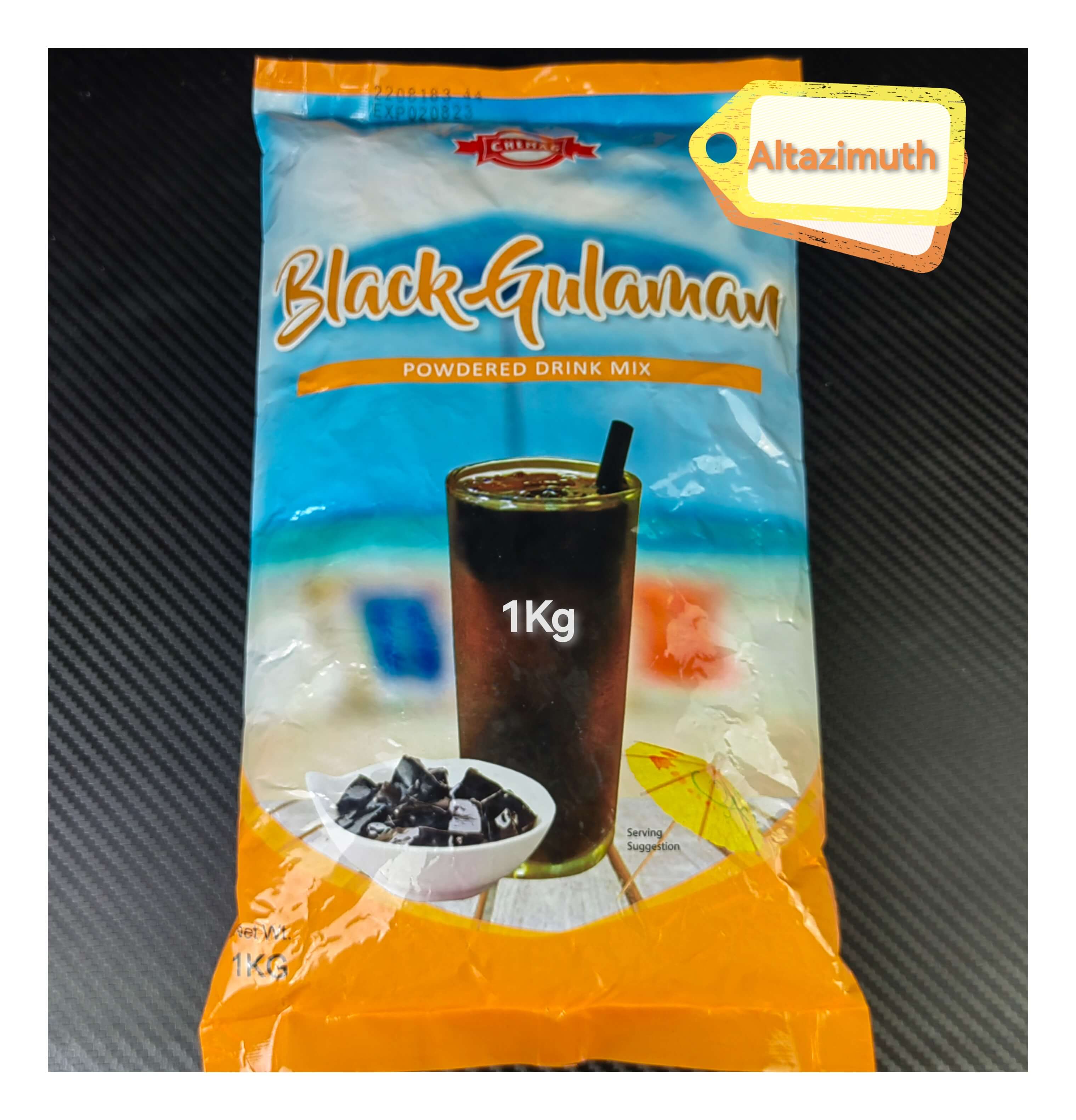 Black Gulaman Powder Mix 1kg 1/2 Half Kilo 500g Chimag Black Gulaman ...