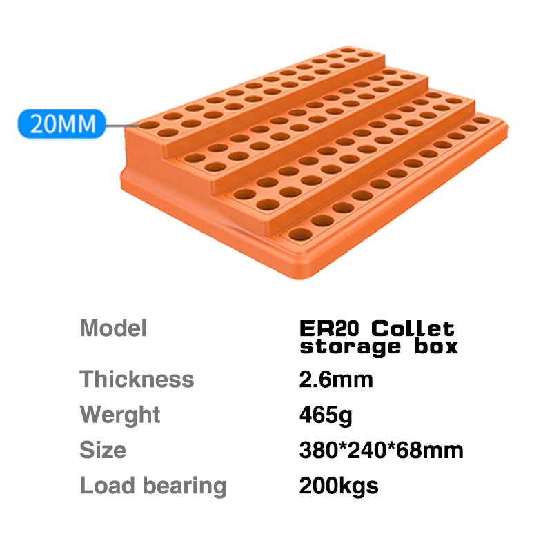 2022CNC machining center ER collet storage box 88 holes ER16 ER20 ER25 ...