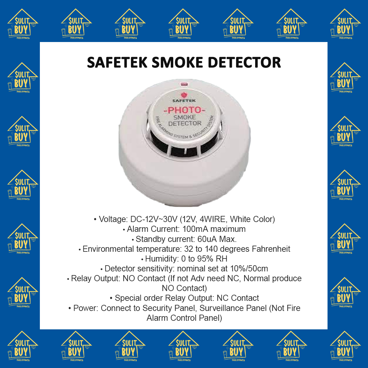 Safetek Smoke Detector | Lazada PH