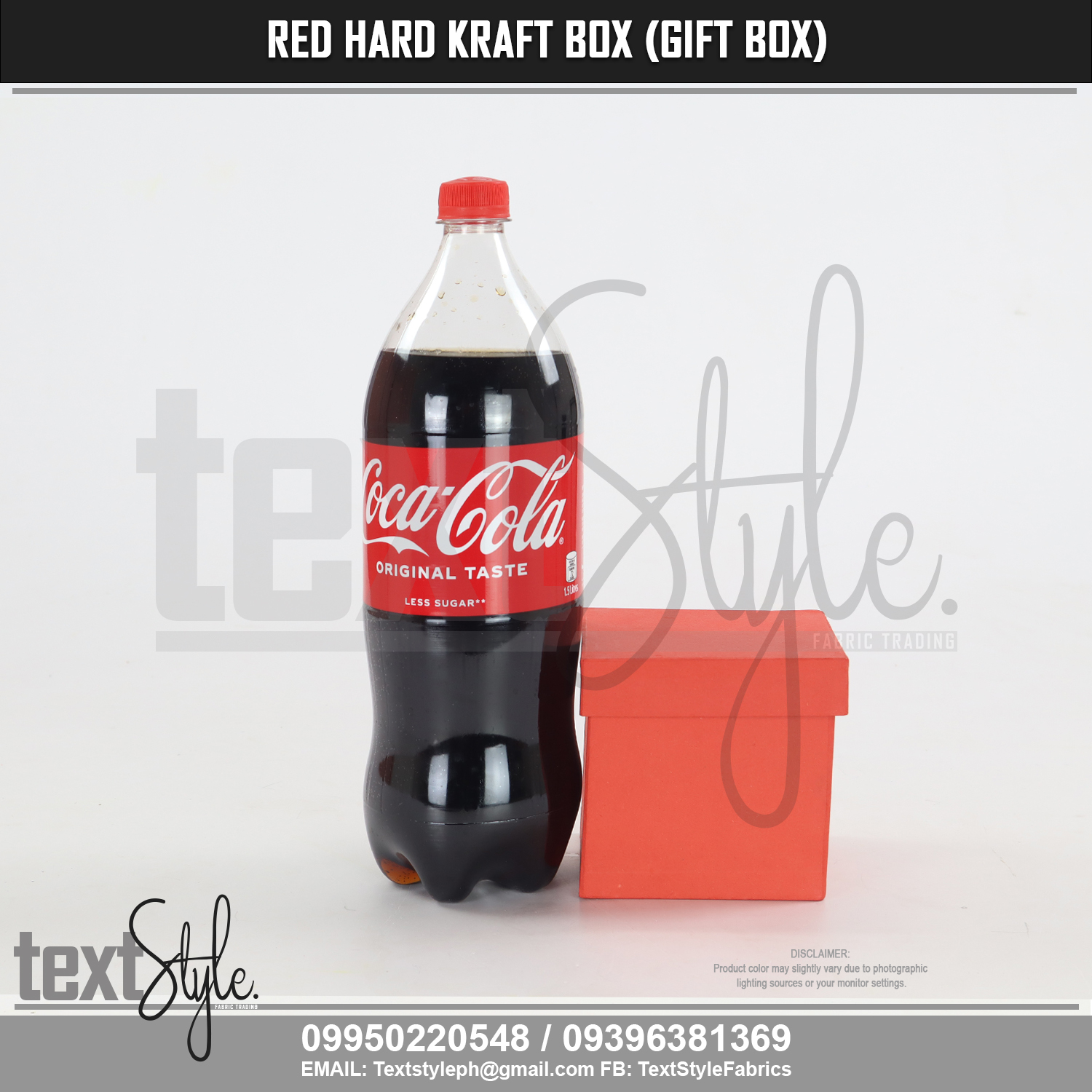 TextStyle Red Hard Kraft Box Stackable Packaging Box Shipping Box Gift ...