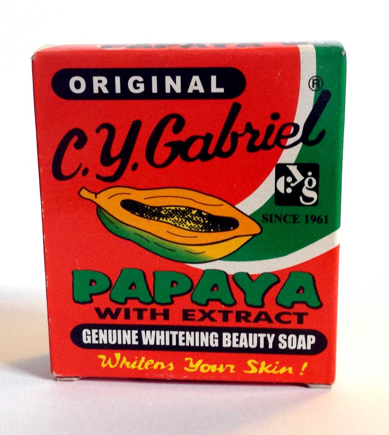 C.Y Gabriel Soap Papaya With Extract Genuine Whitening Beauty Soap 60g ...