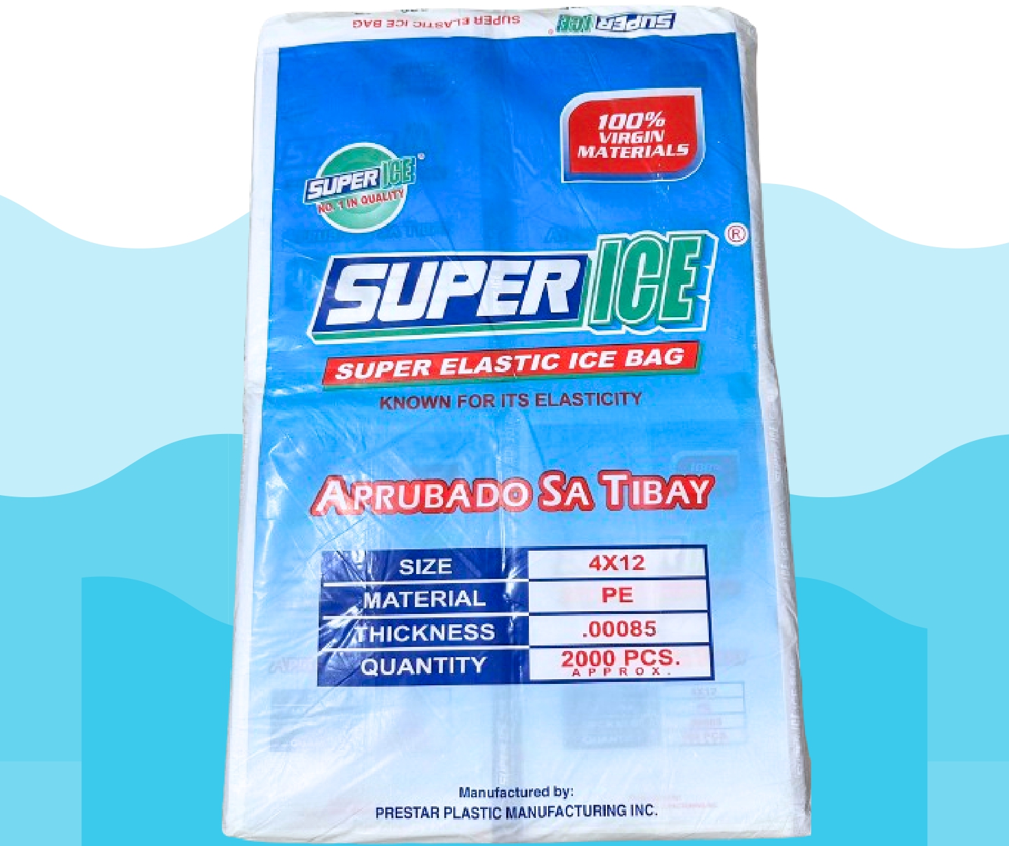 Ice bag Quality Yelo making Ice tubig 4x12 matibay Plastic Ice Bag ...