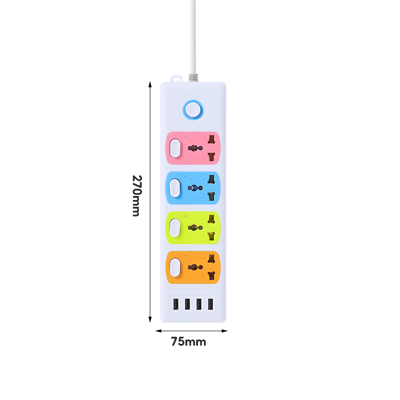 Kingston Universal Socket 2.2 Meter Socket Plug Extension Cord Socket ...