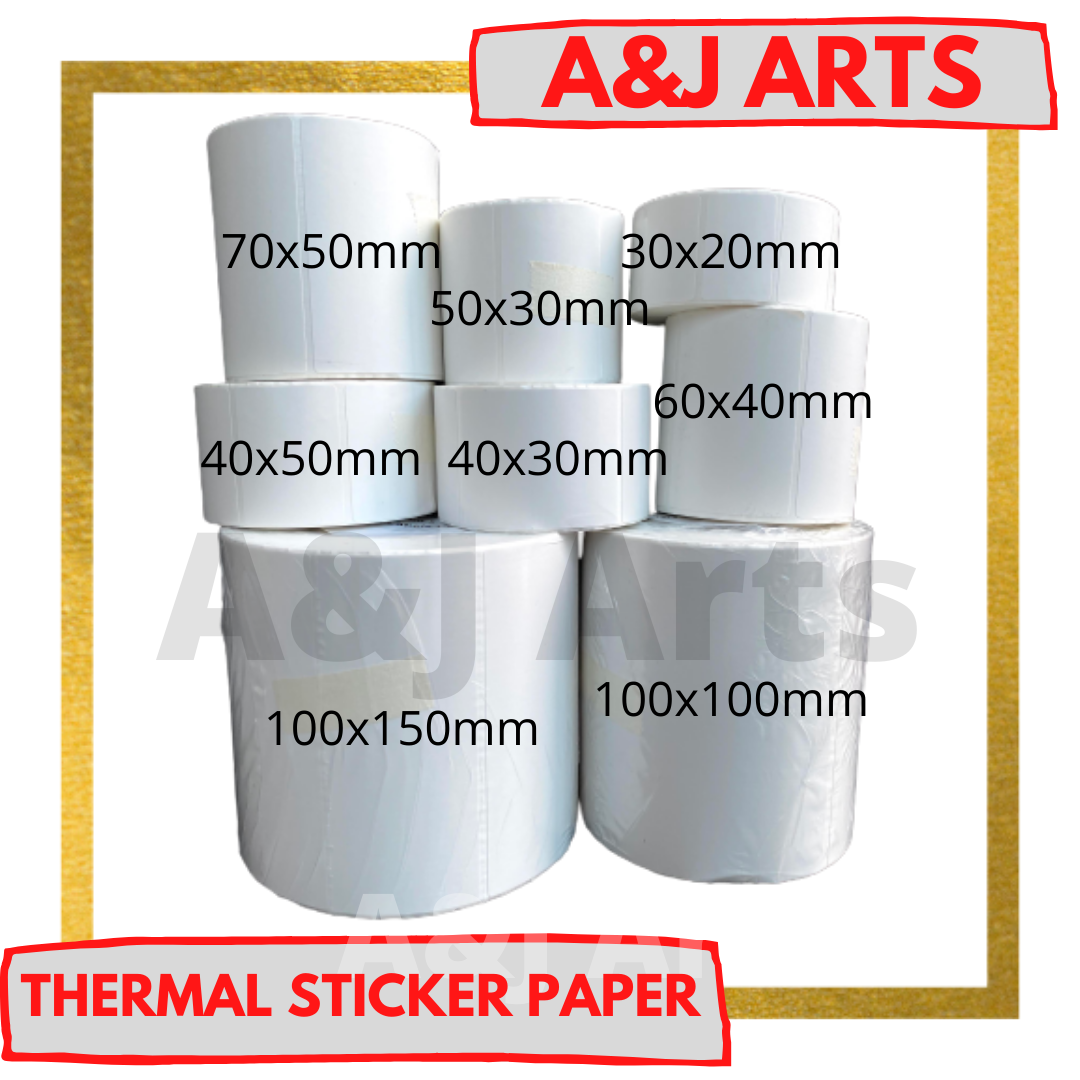 Thermal Sticker Paper / Waybill Sticker / Barcode Sticker/ Milktea ...