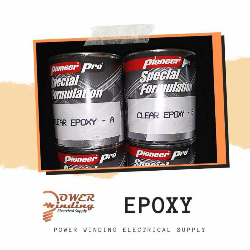 PowerWinding - Clear Epoxy A & B - 1 Liter (Pioneer) durable | Lazada PH