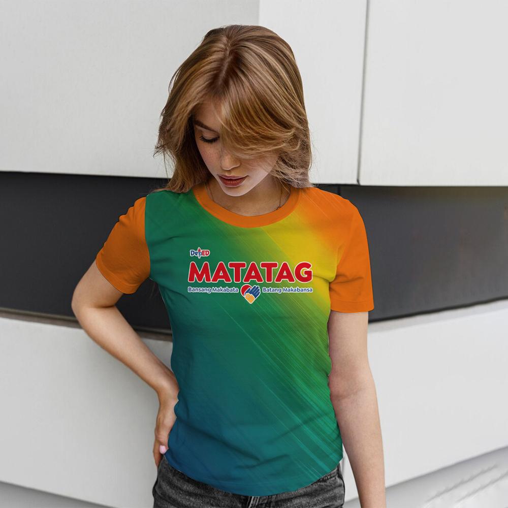 Full Sublimation Shirt DepEd Matatag Uniforms Teachers Day T-shirts ...
