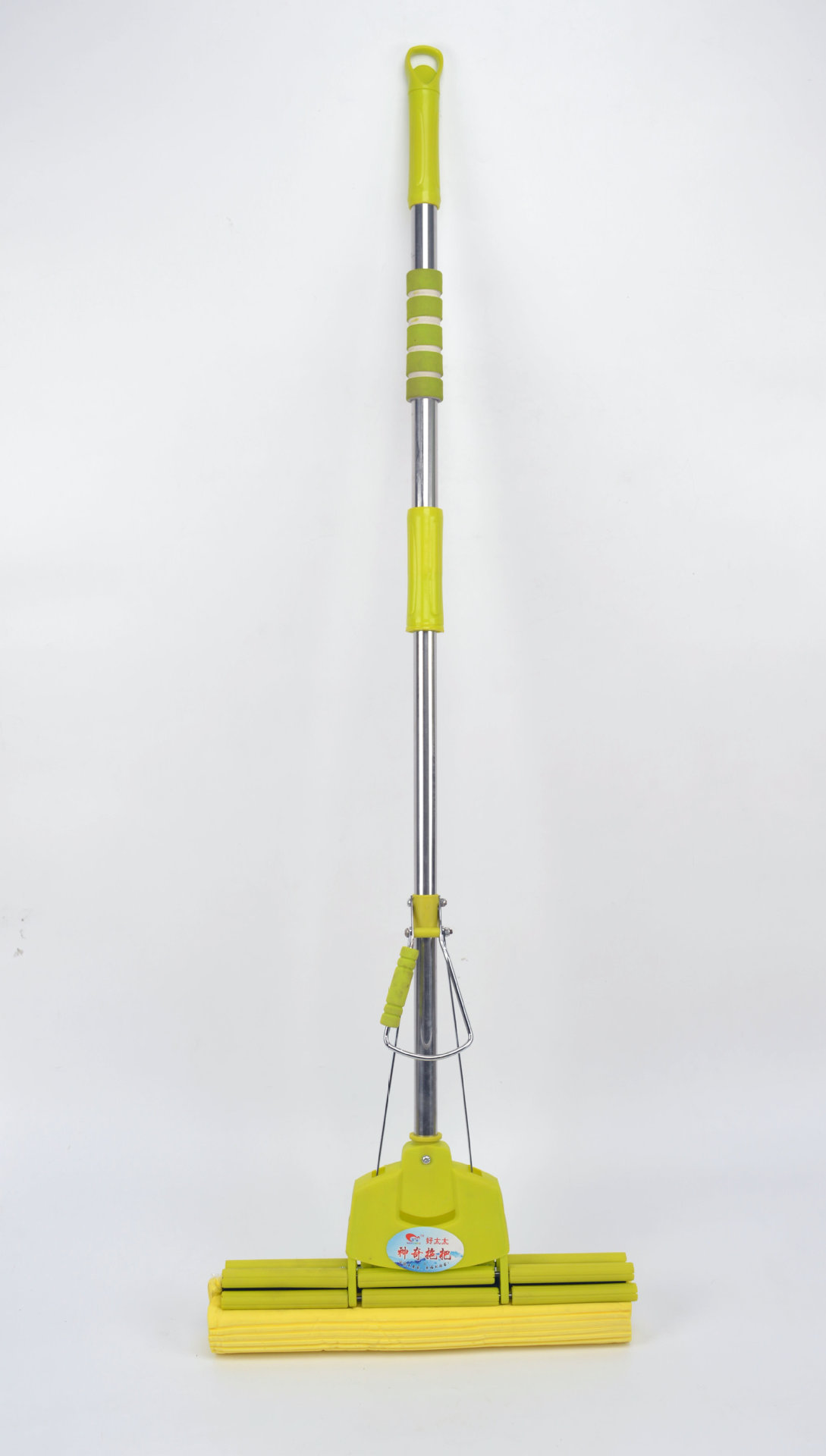 Best selling 38cm smiley face sponge mop double roller sponge mop ...