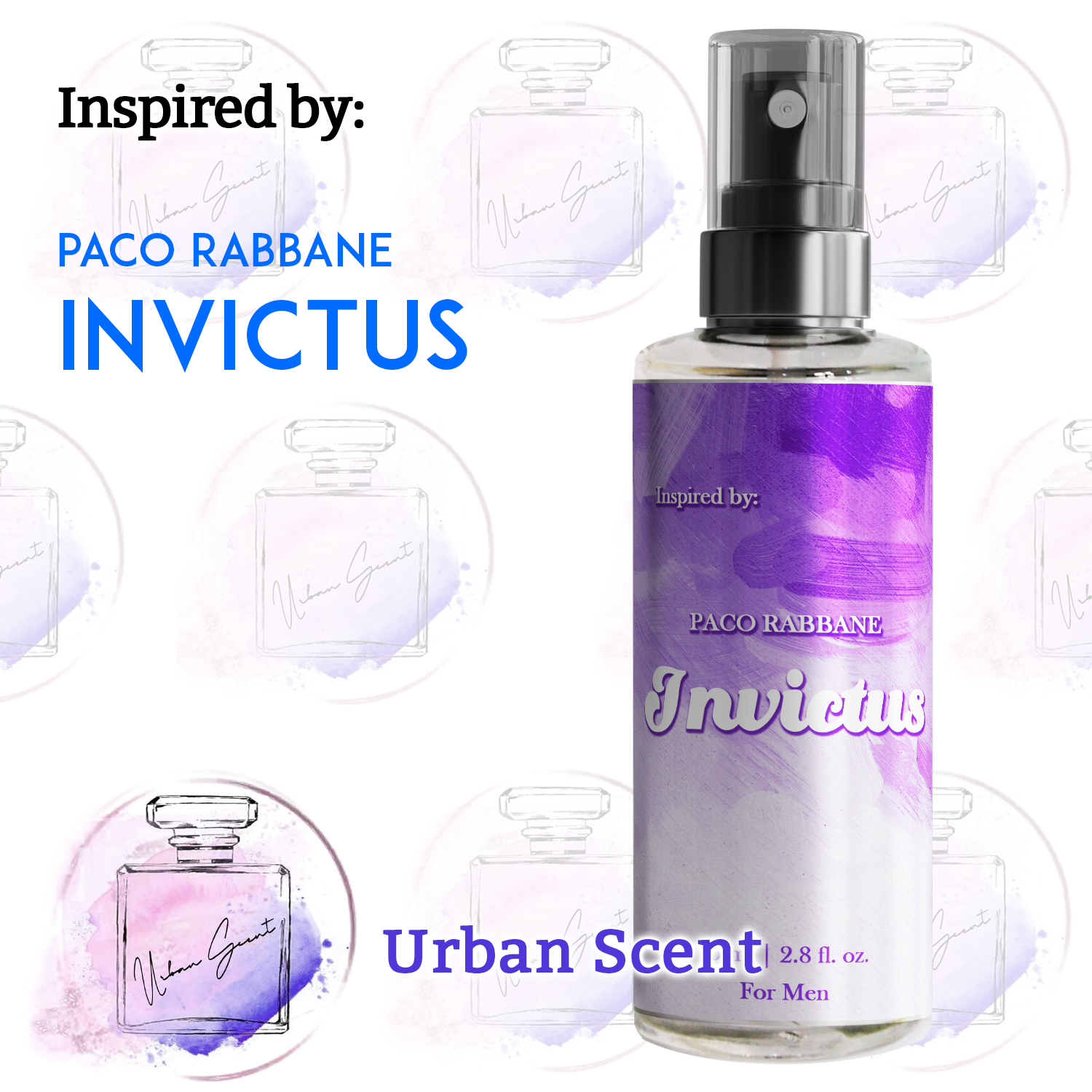 URBAN SCENT Inspired Oil Based Perfume 85 ML Invictus | Lazada PH
