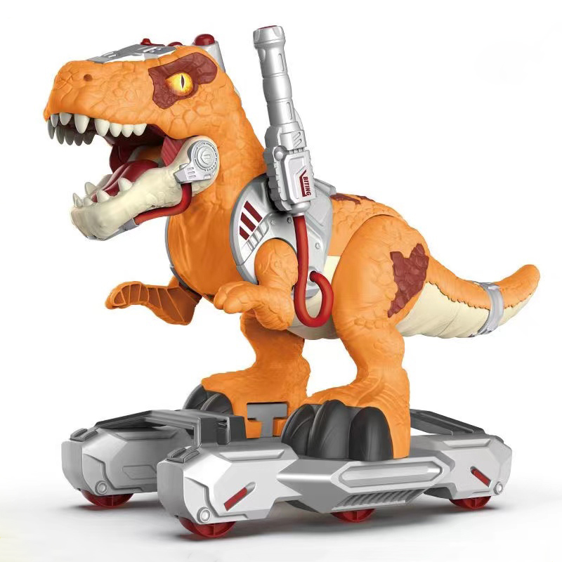 （COOLKID ）Dinosaur Cavalry Kick Scooter Toy for Kids Dinosaur Scooter ...