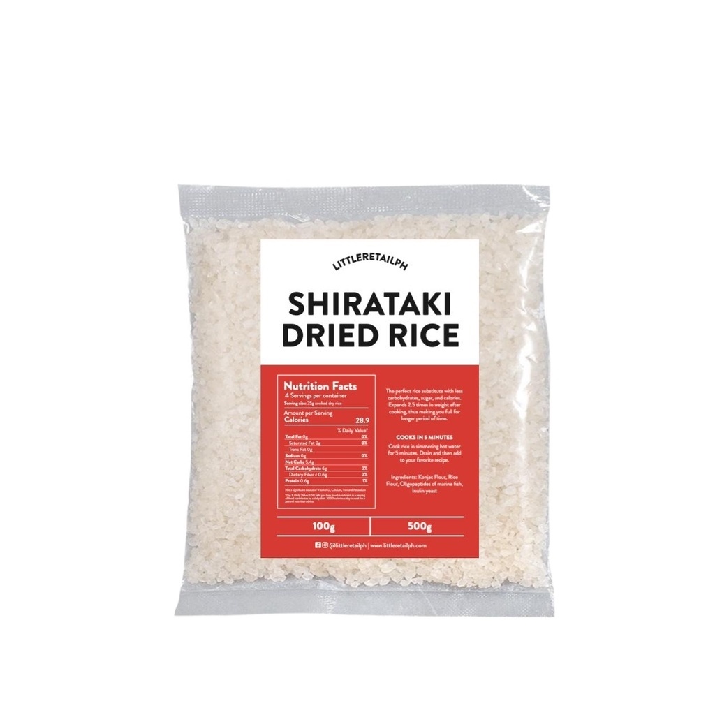 Dry / Dried Shirataki Rice 500g 1kg Konjac Keto/Low Carb Approved ...