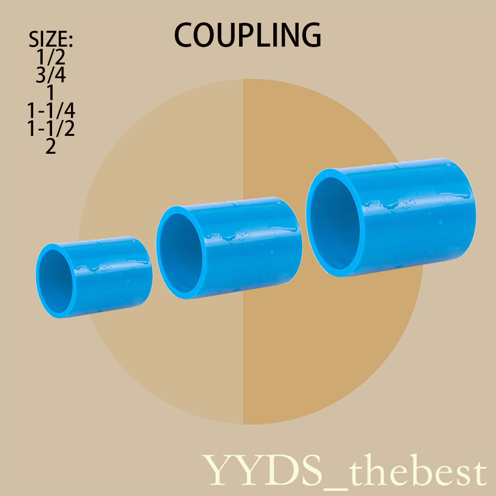 goflex coupling UPVC water blue piping system coupling 1/2",3/4"& 1 ...