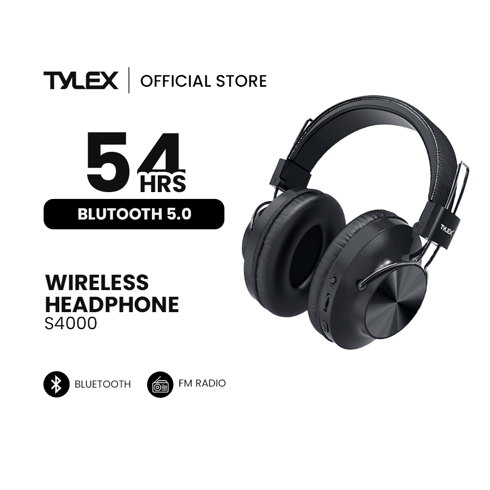 TYLEX S4000 Bluetooth Headset with Noise Cancelling Mic Foldable ...