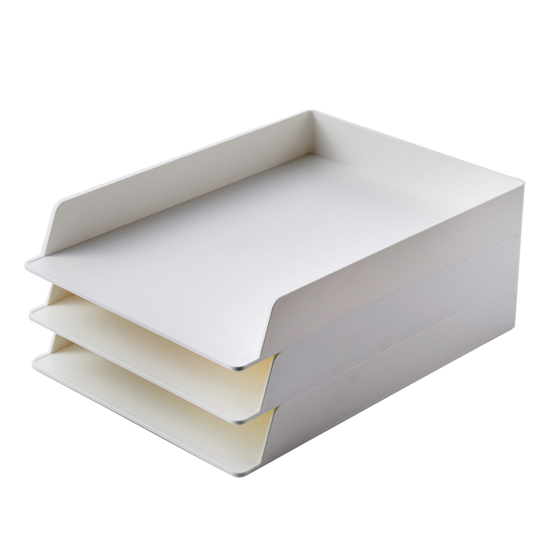 Office file rack desktop storage box multi-layer A4 paper box desk ...