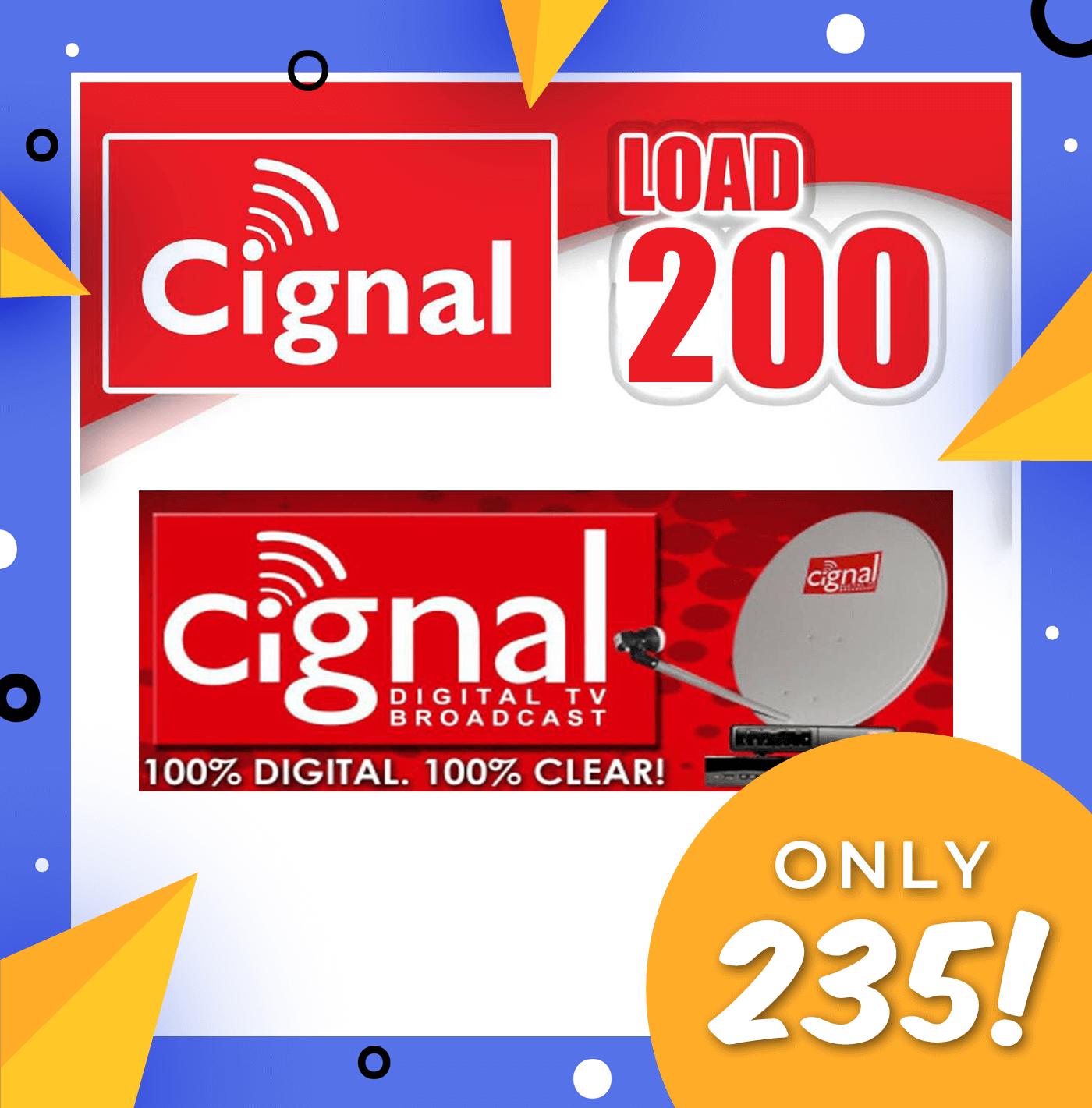 Cignal Prepaid Load 200 | Lazada PH
