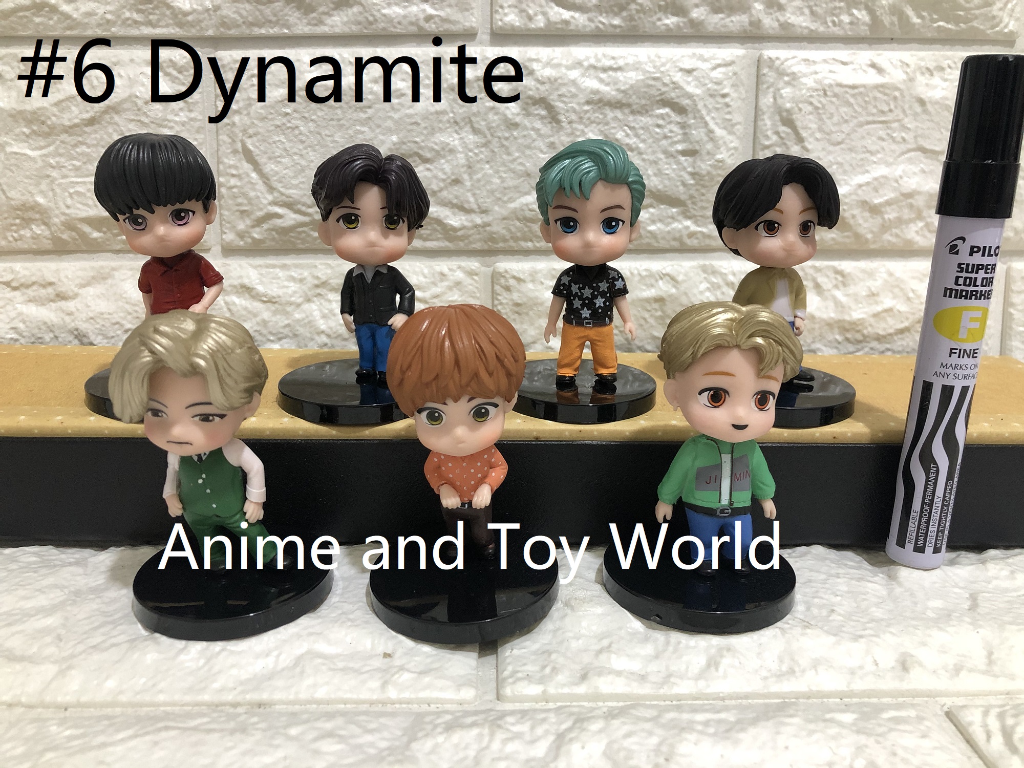 7/8/9pcs=Set Cute Kpop BTX Bangton Boy BT21 Kpop Figure EXO Mini Model ...
