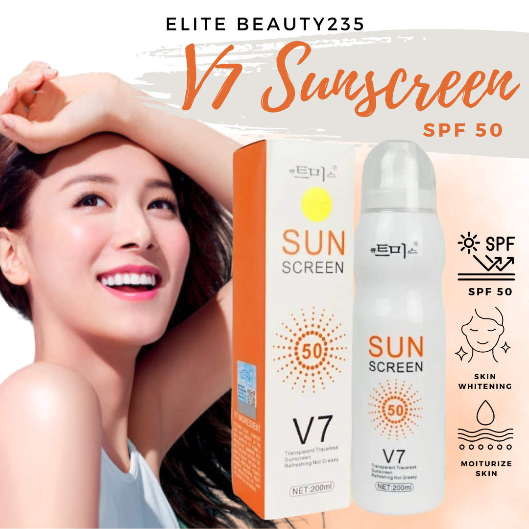 [ORIGINAL] Instant Whitening SUN SCREEN SPRAY V7 SPF 50+ (for face ...