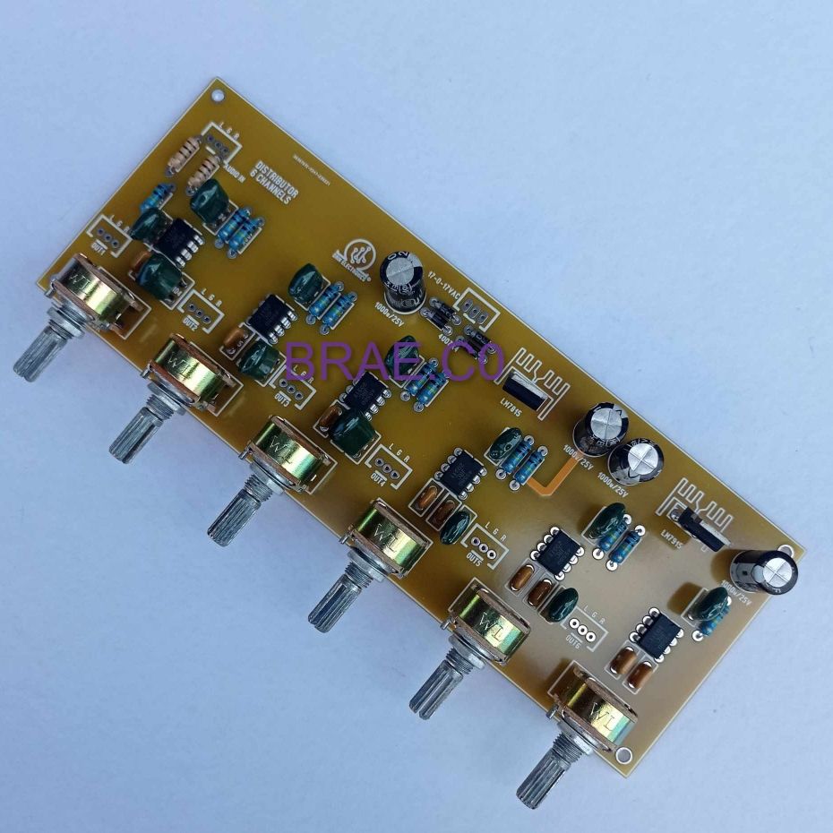 STEREO 12 CHANNEL OUTPUT AUDIO DISTRIBUTOR 6X2 CHANNEL OUTPUT (DRIN ...