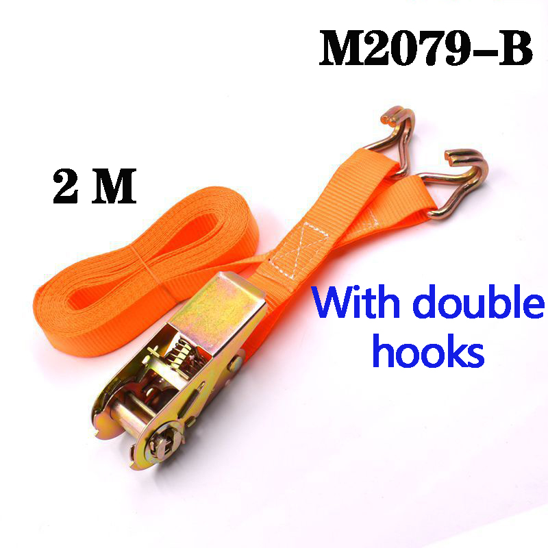 MHX Thickened ratchet hookless tensioner, flat rope cargo strap, strap ...