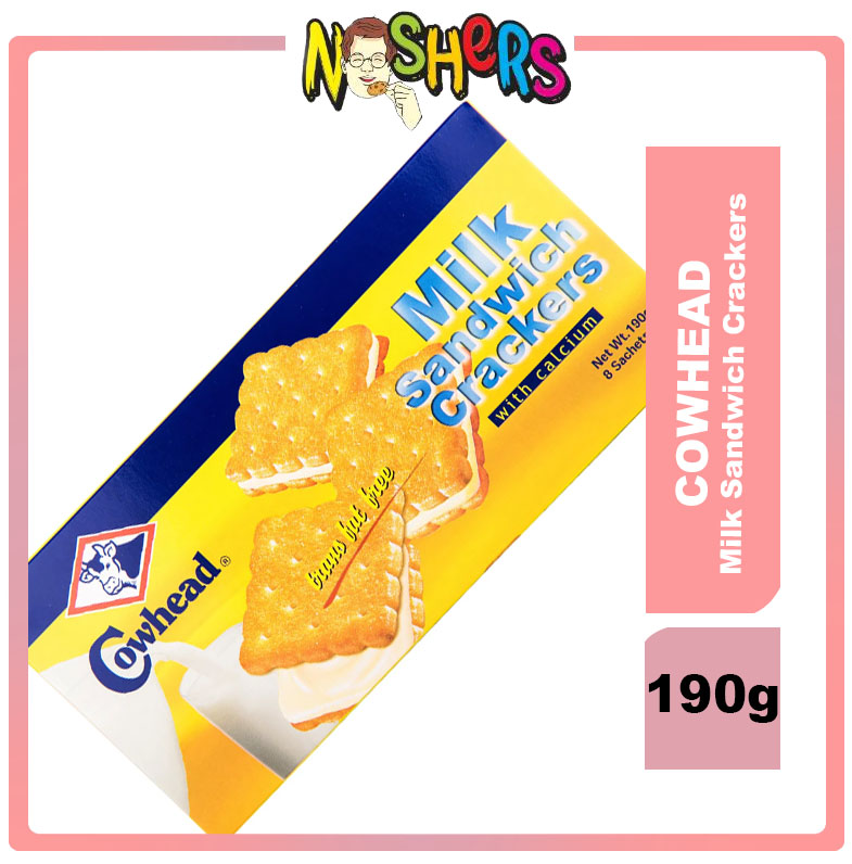 Noshers Cowhead Milk Sandwich Crackers Biscuits Cookies Product of ...