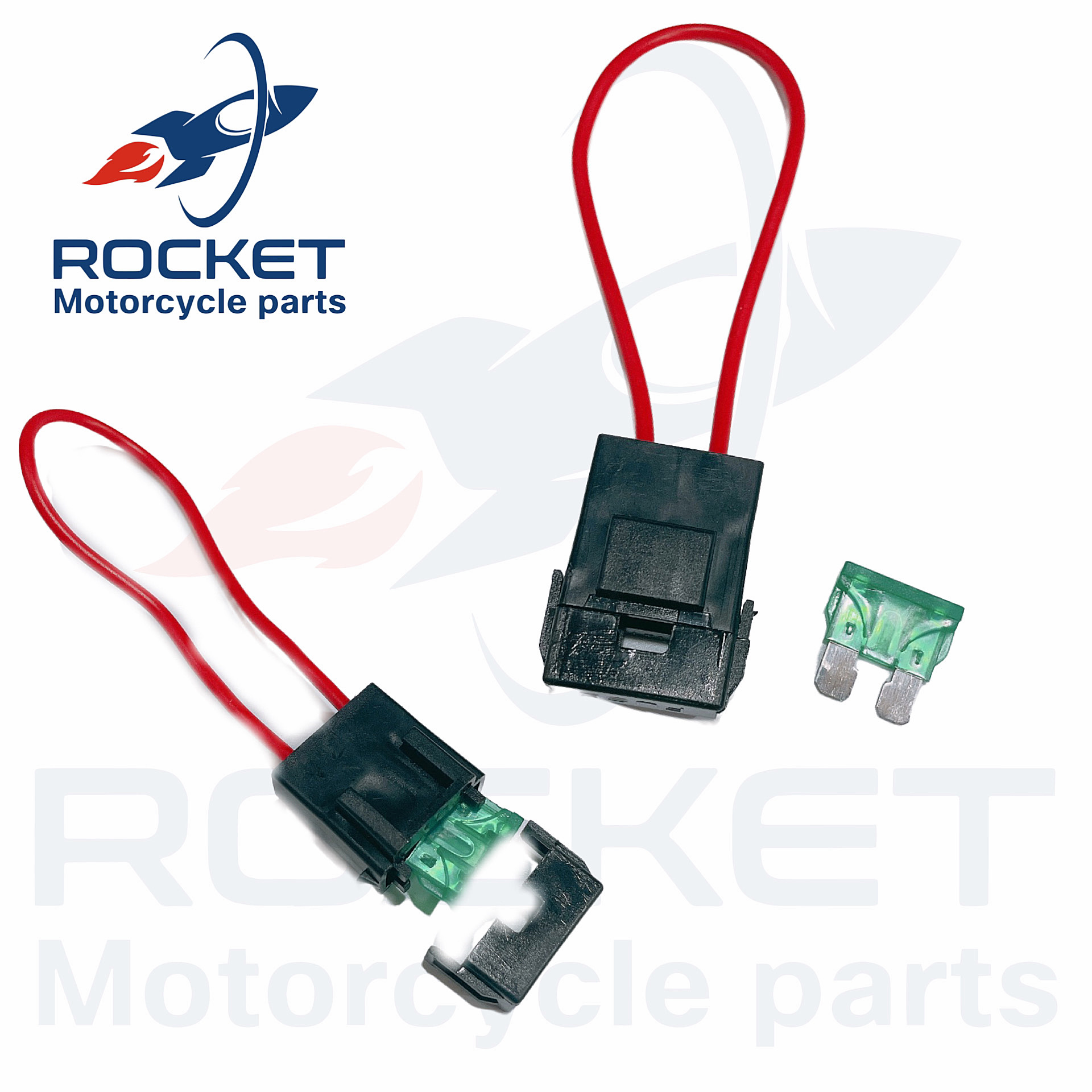 Motorcycle/Car Parts Lightning Fuse Box Holder Free One 30A Fuse ...